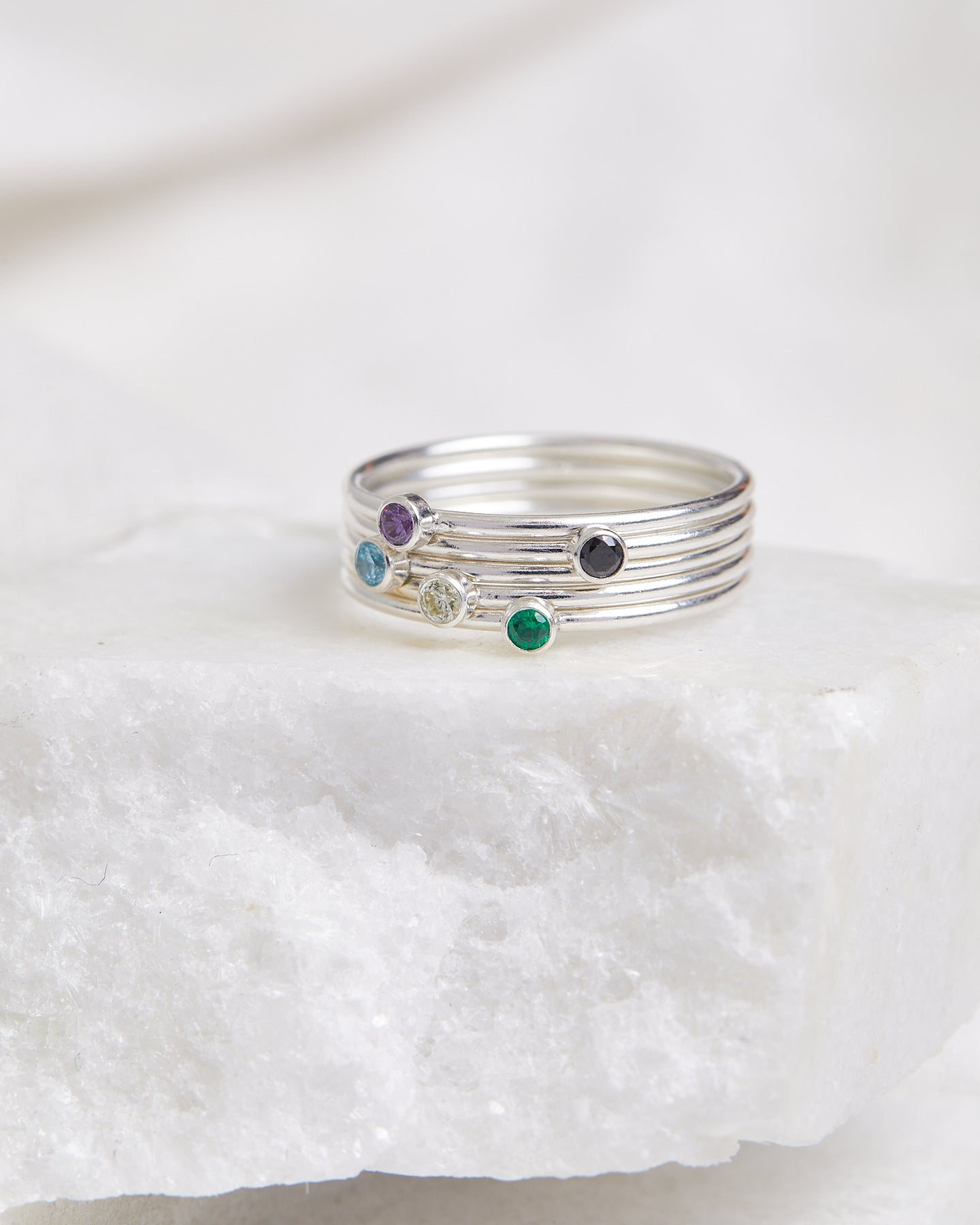 Gem Birthstone Ring – FINERRINGS